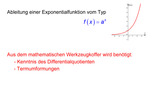 Exponential- und e-Funktionen ableiten online lernen
