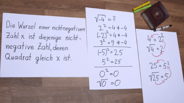 Wurzelrechnung – Wie rechnet man mit Wurzeln? online lernen