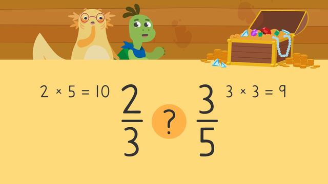 Comparing Fractions Using Cross Multiplication – Maths Learn online