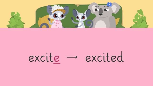 Adding suffixes to root words -ed