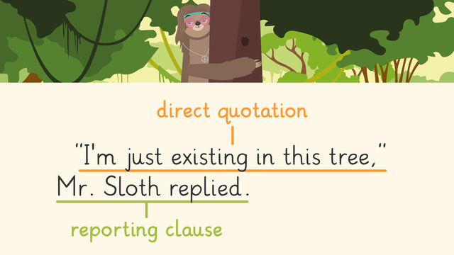 Using dialogue in narrative writing