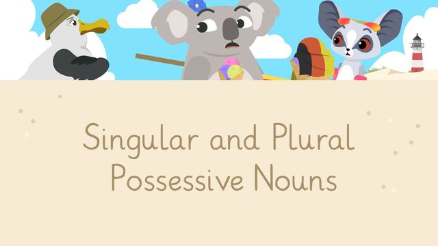 Singular and Plural Possessive Nouns – English Learn online