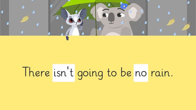 Double Negatives – English Learn online