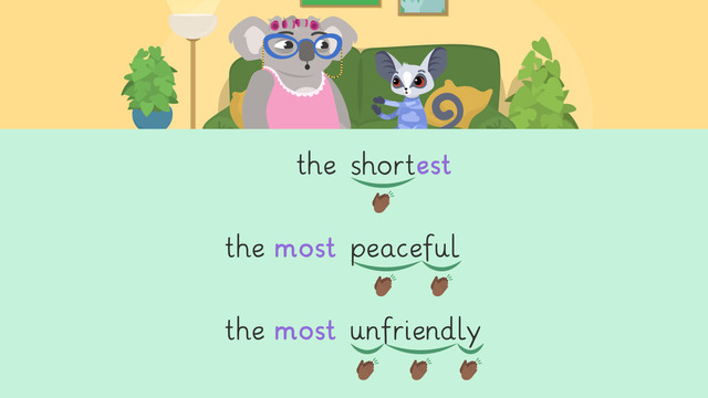 Superlative Adjectives – English Learn online