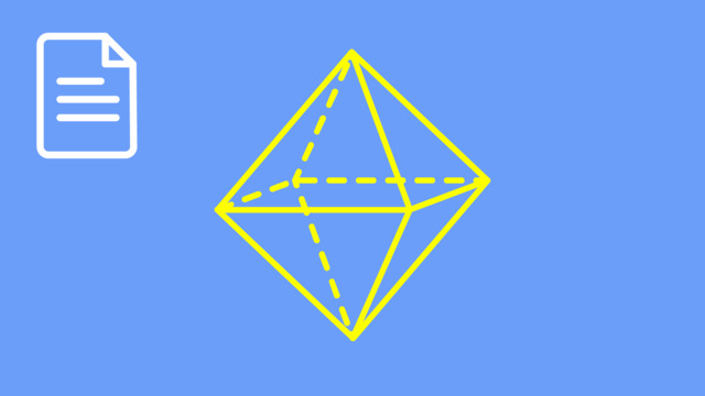 Oktaeder – Oberfläche erklärt inkl. Übungen