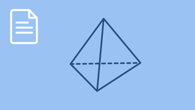 Tetraeder – Oberfläche – Erklärung & Übungen