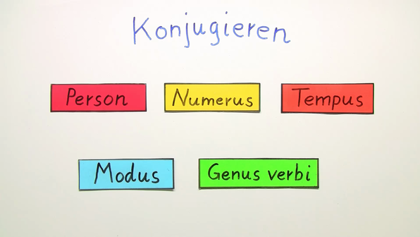Überblick über alle Konjugationen online lernen