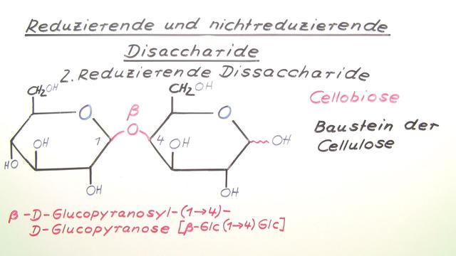 Reduzierende und Nichtreduzierende Disaccharide